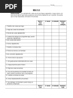 Inventario STAIC para Niños | PDF