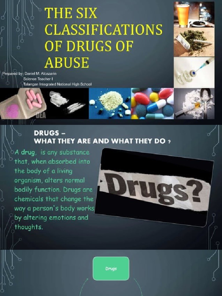 Lesson 3 The Six Classifications of Drug Abuse | PDF
