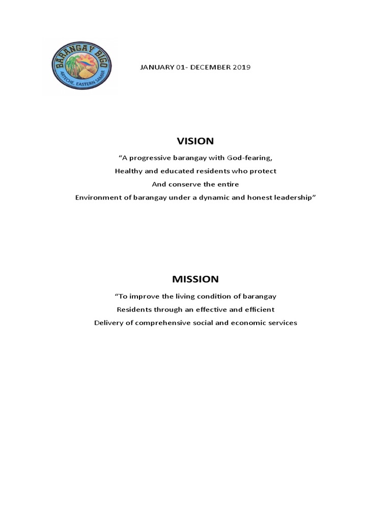 Bigo Mission Vision | PDF