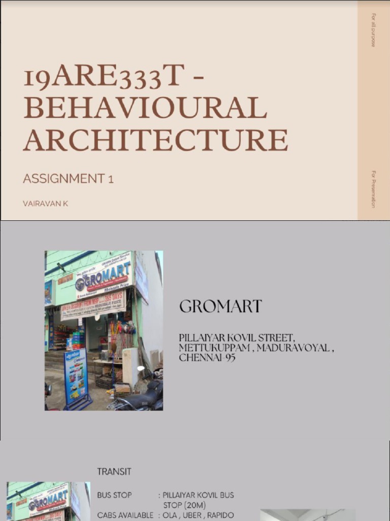 Behavioural Architecture Assignment 2 | PDF