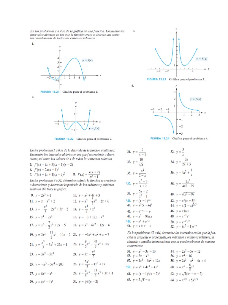 19 Aplicaciones de La Derivada | PDF