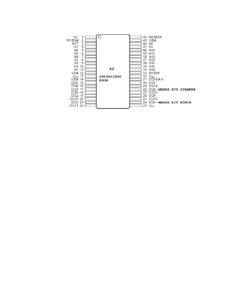 29F400 - 800 Boot Pin Bosch Vs Siemens | PDF