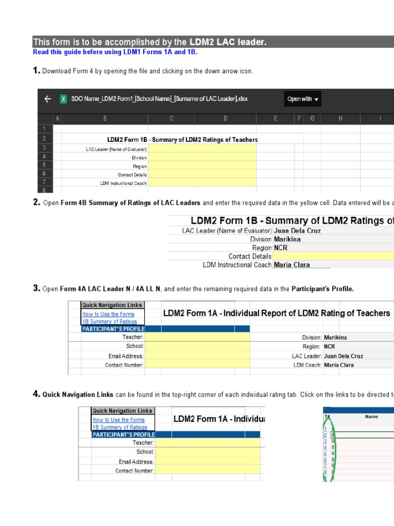 LAJONG ES LDM2 Form 1a and 1b | PDF | Learning | Cognitive Science