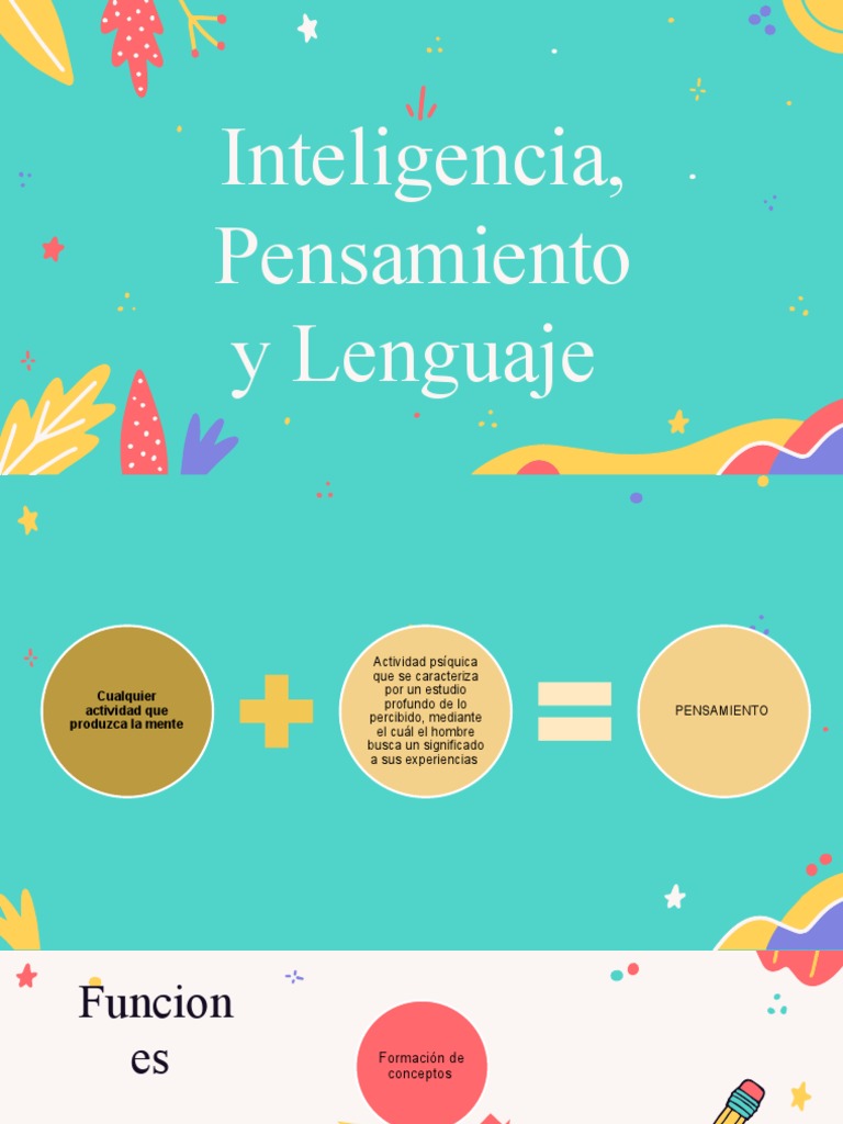 Inteligencia, Pensamiento y Lenguaje | PDF | Pensamiento | Inteligencia