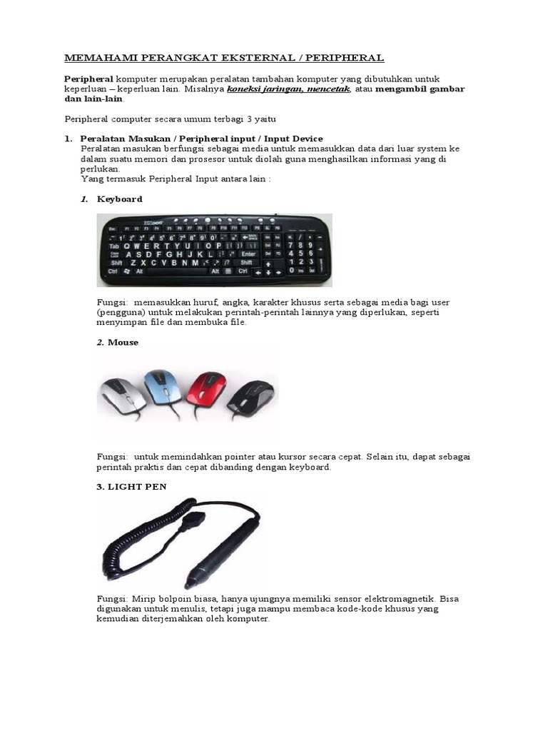 BAB 1aMEMAHAMI PERANGKAT EKSTERNAL | PDF