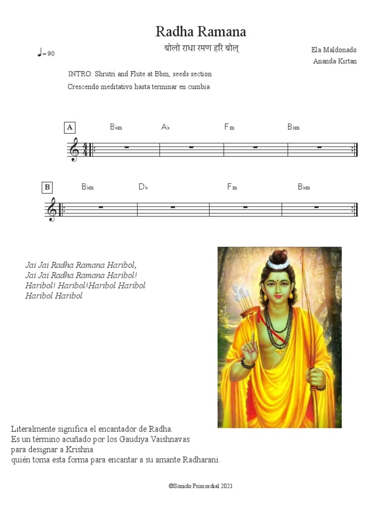 Radha Ramana - Score | PDF