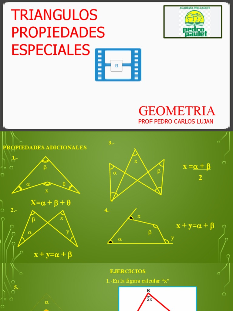Triangulos II | PDF | Geometría del plano euclidiano | Formas geométricas