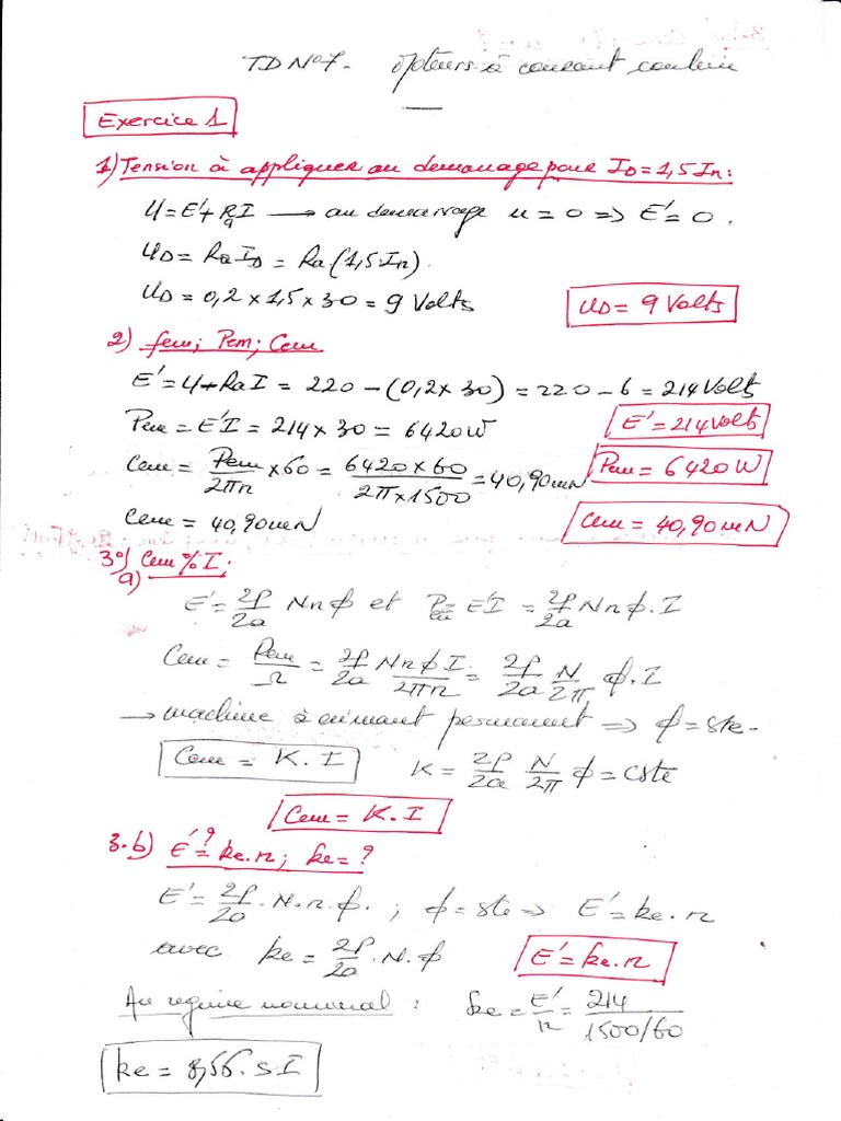TD - 07 - Corrigé - EC721 - MCC M1 S1 CE | PDF