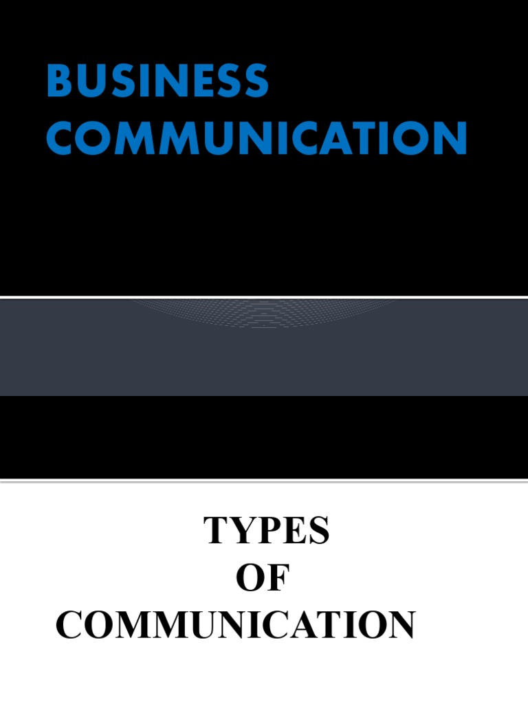 Business Communication | PDF