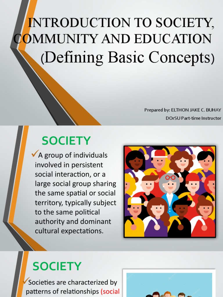 Intro To Society Community and Education | PDF | Society | Community