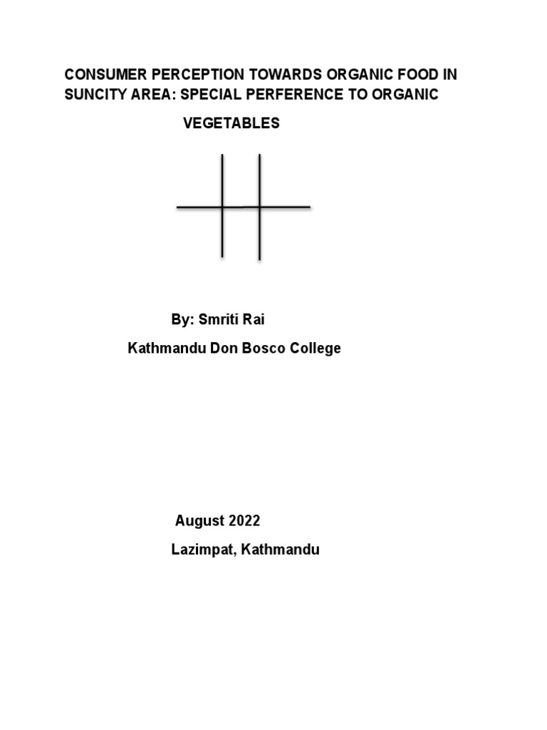 Consumer Perceptions and Preferences: An Analysis of Factors Influencing Consumer Attitudes ...