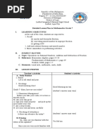 Grade 4 Lesson Plan: Adding & Subtracting Fractions | PDF | Fraction ...