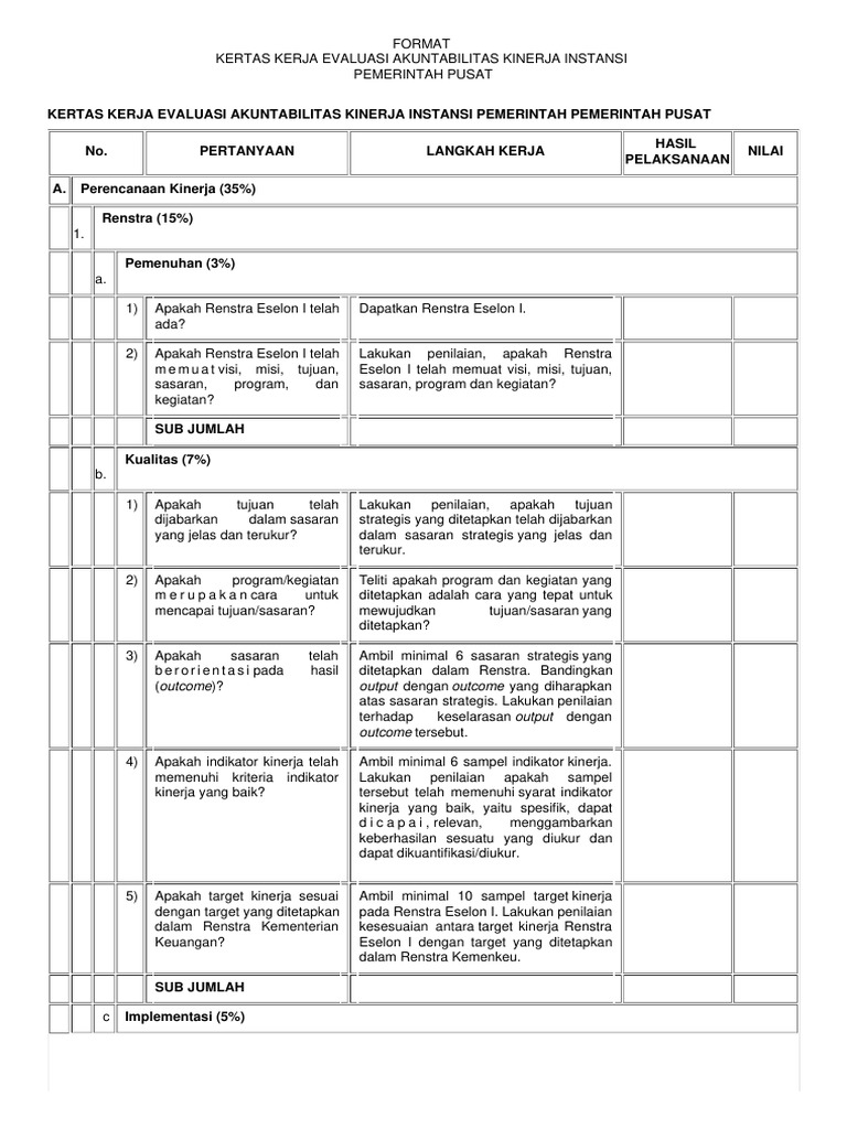 Evaluasi Akuntabilitas Kinerja Pemerintah | PDF | Komputer