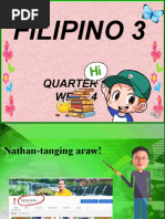Fil1 - Q2 - Mod3 - Alpabetong Filipino Tunog, Letra, at Pagkakasulat | PDF