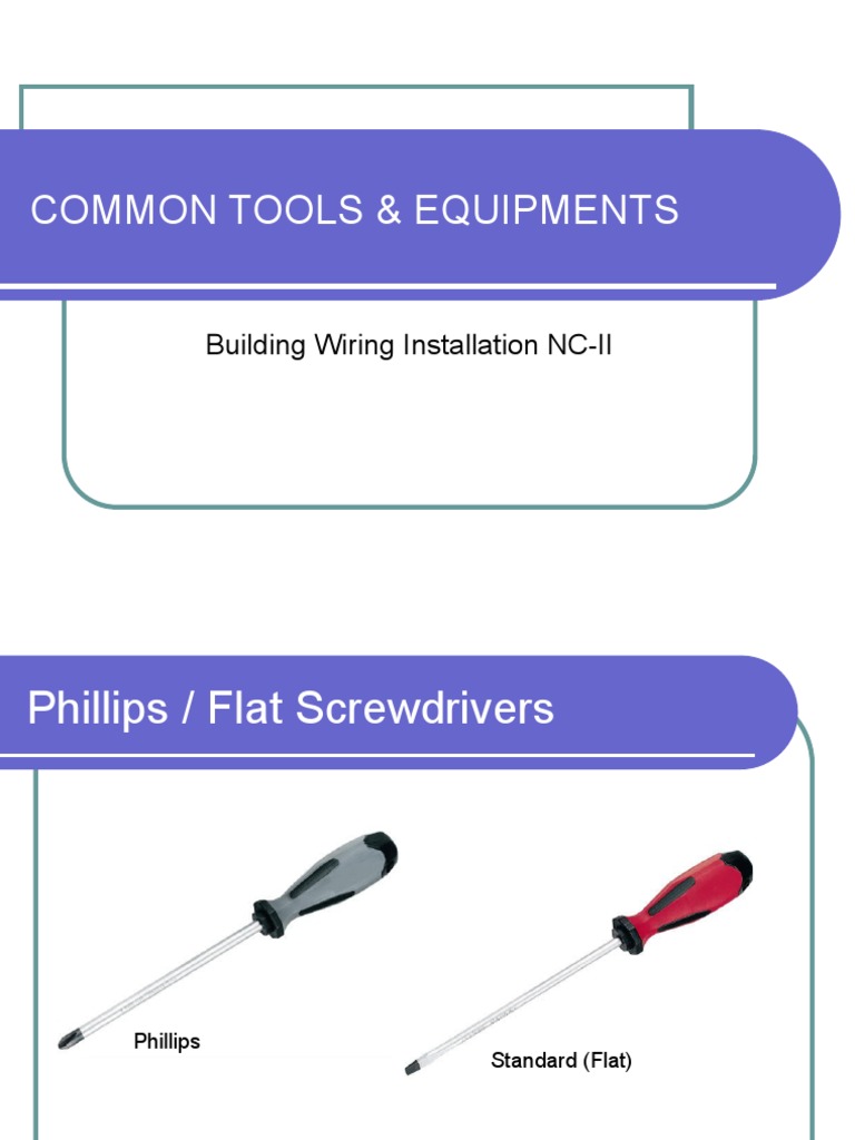 Hand Tools | PDF | Electrical Wiring | Wire