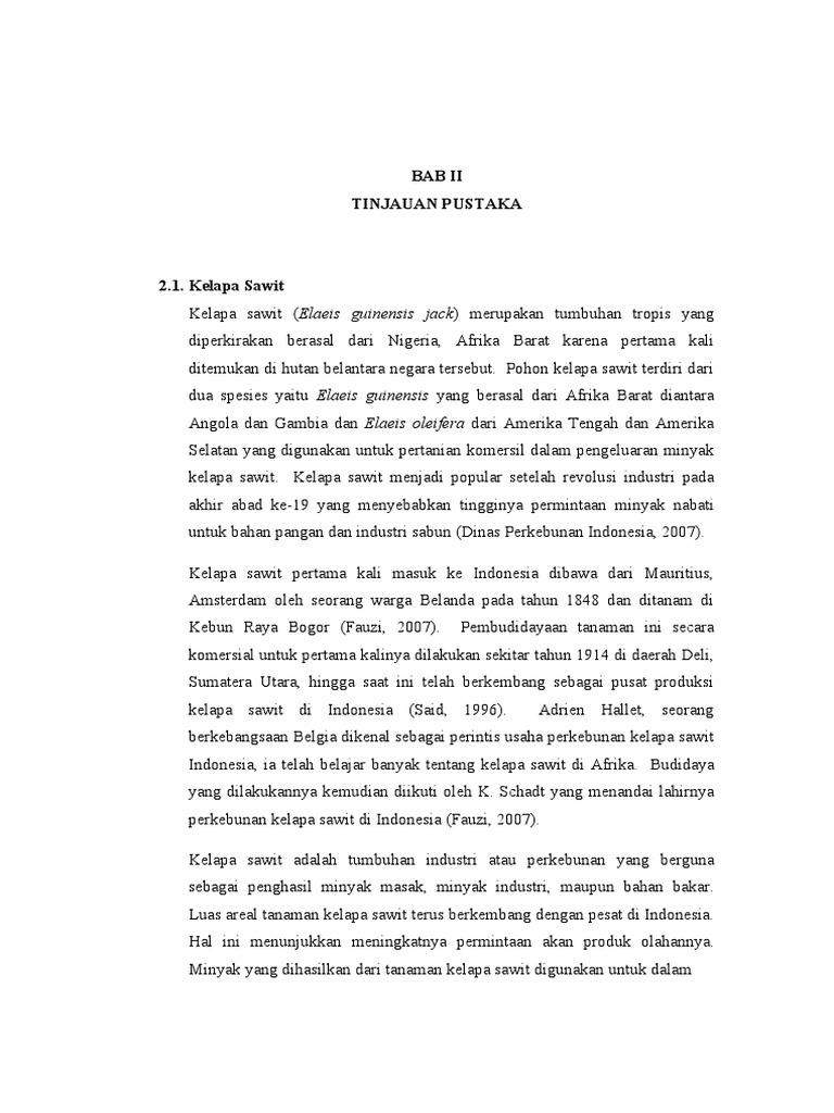 Bismillah BAB II TINJAUAN PUSTAKA | PDF | Griya & Taman | Sains & Matematika