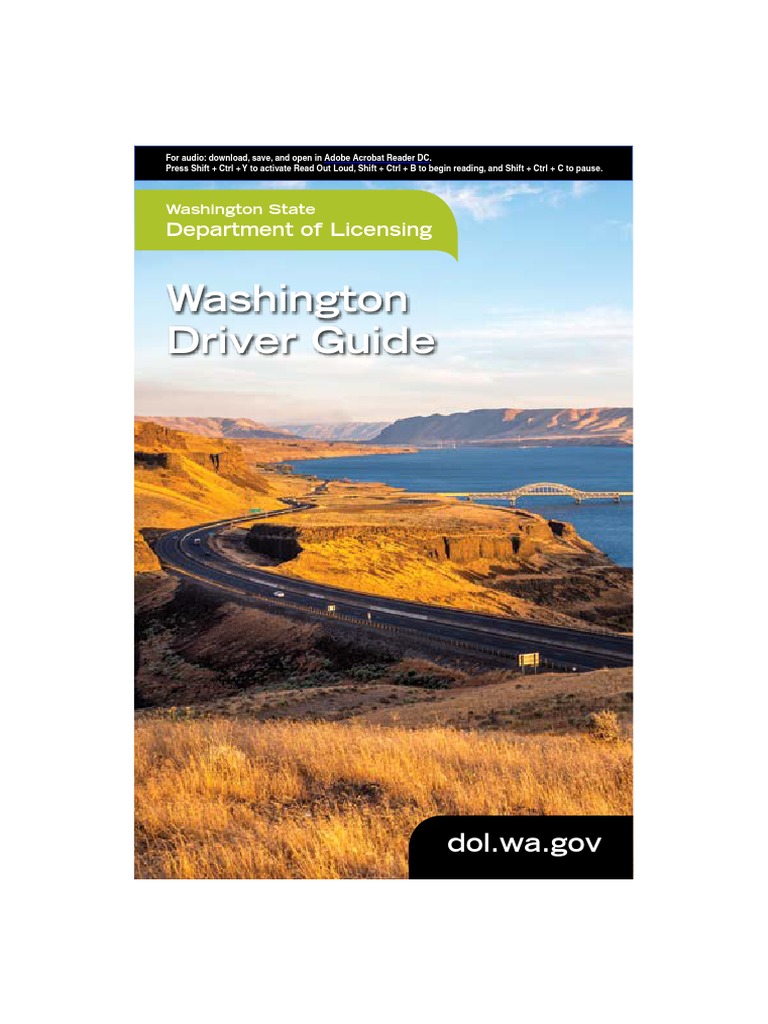WA Driver License Guide | PDF | Driver's License | Driving