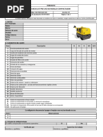 Check List Desbrozadora | PDF