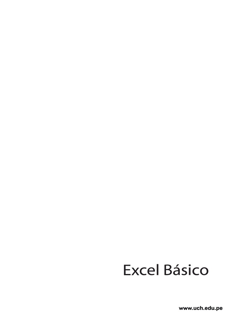 Manual - Excel - Basico PRACTICAS | PDF | Microsoft Excel | Microsoft