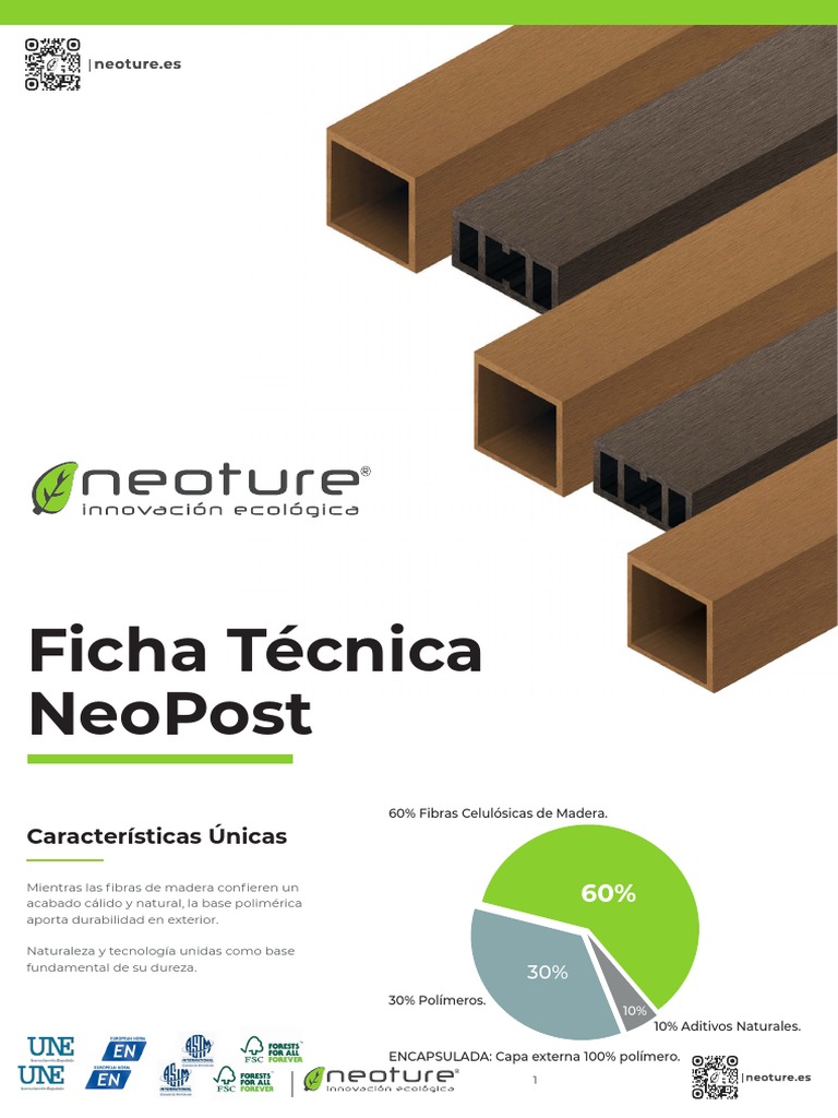 Neoture Ficha Tecnica NeoPost 85 y 40 | PDF | Ciencias fisicas | Naturaleza
