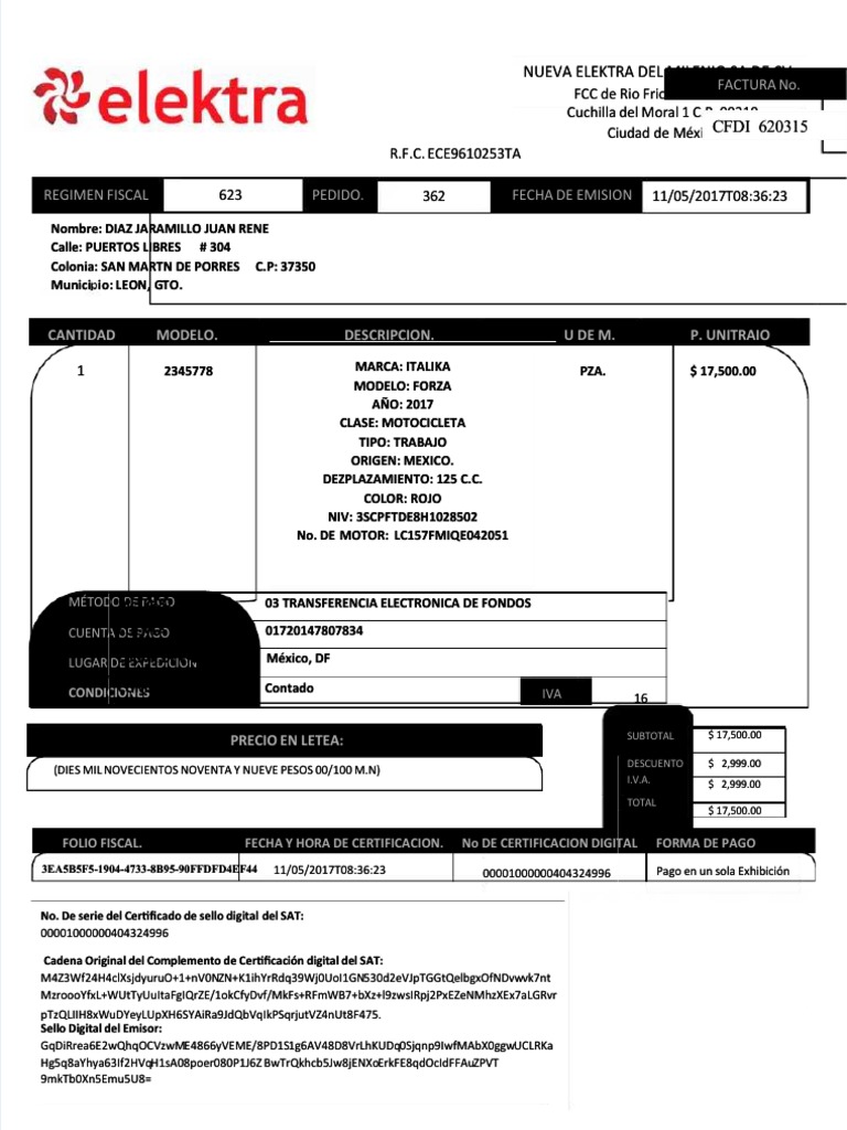 Elektra 2017 17,500 | PDF