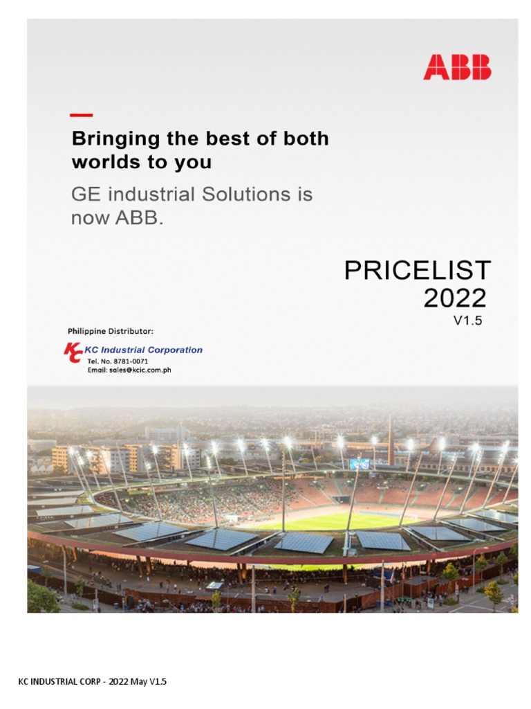 ABB-Main v1.5 | PDF | Electrical Engineering | Power (Physics)