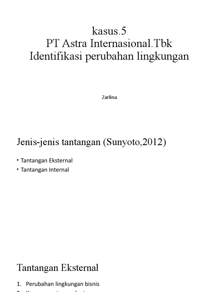 Astra | PDF | Bisnis | Pengembangan Diri