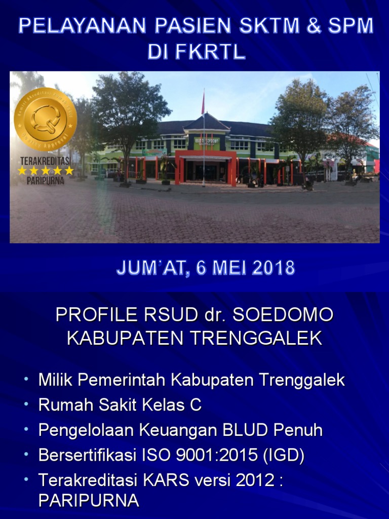Slide SKTM Dan SPM RSUD 4 Mei | PDF
