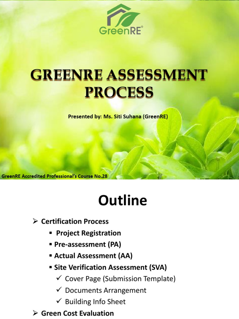 2 - Greenre Assessment Process | PDF | Audit | Verification And Validation