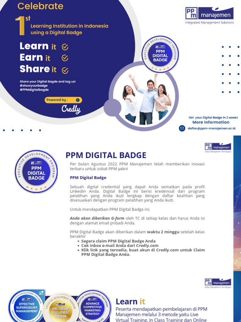 PPM DIGITAL BADGE - Cara Claim | PDF