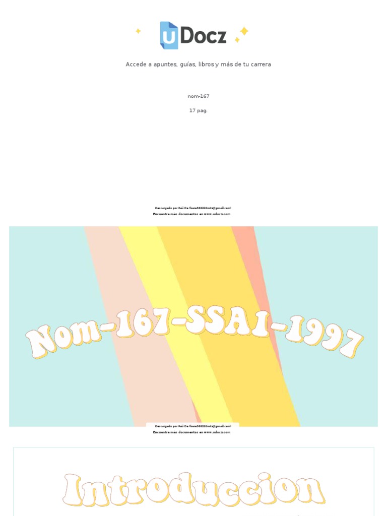 Nom 167 71997 Downloable 1968189 | PDF | Trabajo Social | Vejez