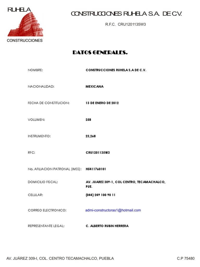 Curriculum Ruhela Actualizado-2021 | PDF | Business | Ingeniería