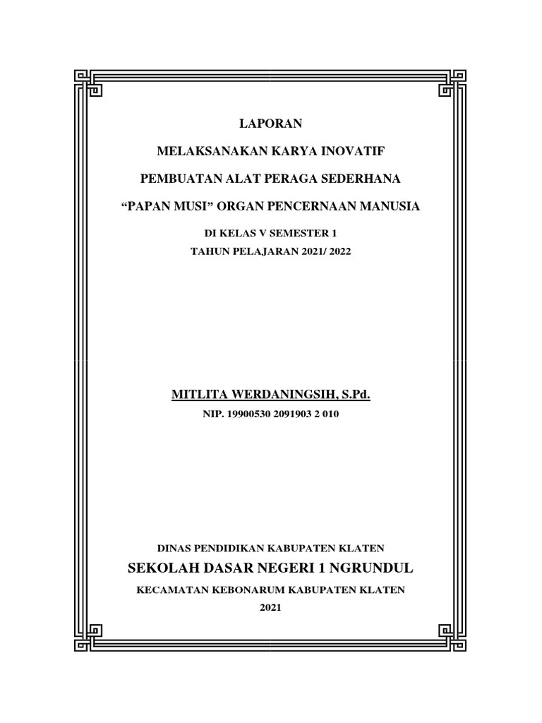 Alat Peraga Sederhana IPA Kelas V | PDF