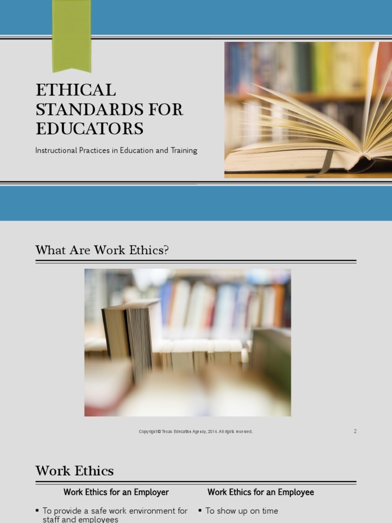Ethical Standards For Educators | PDF | Employment | Teachers