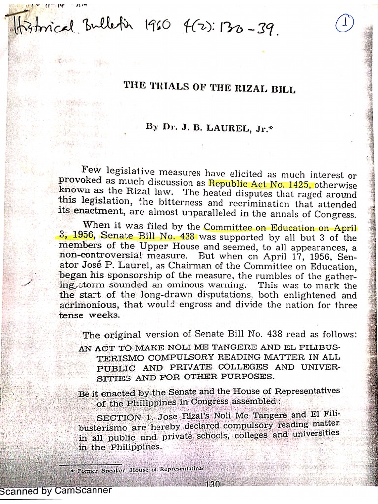 THE TRIAL OF RIZAL LAW | PDF