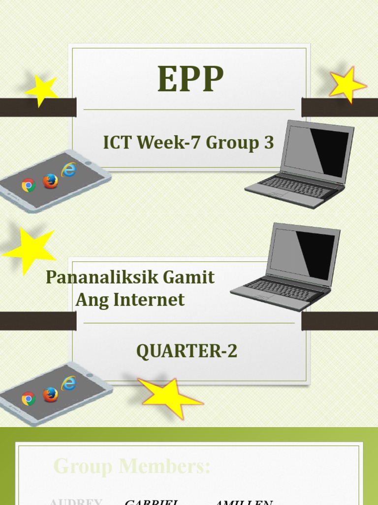 Pananaliksik Gamit Ang Internet Group 3 | PDF