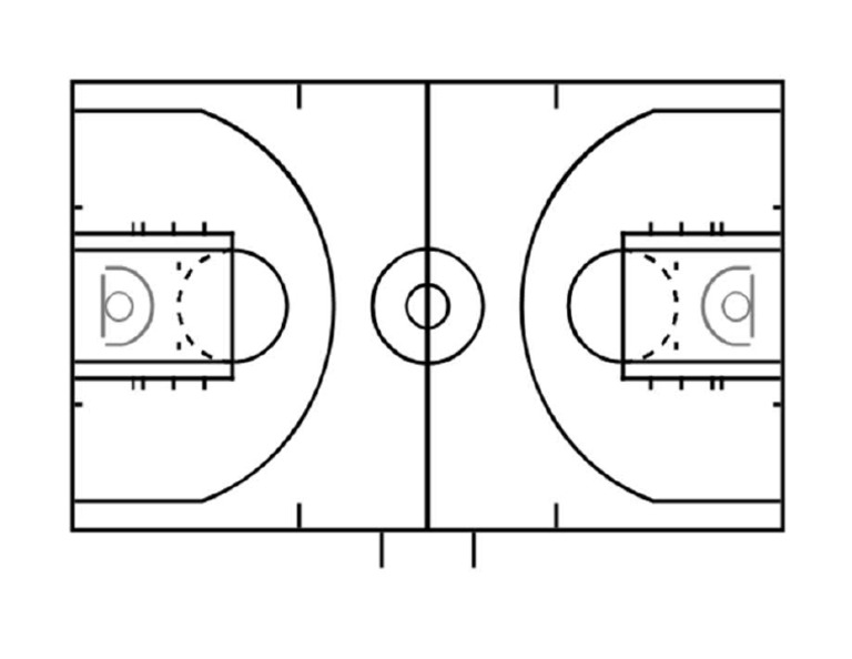 Tabla Cancha de Basquetbol | PDF