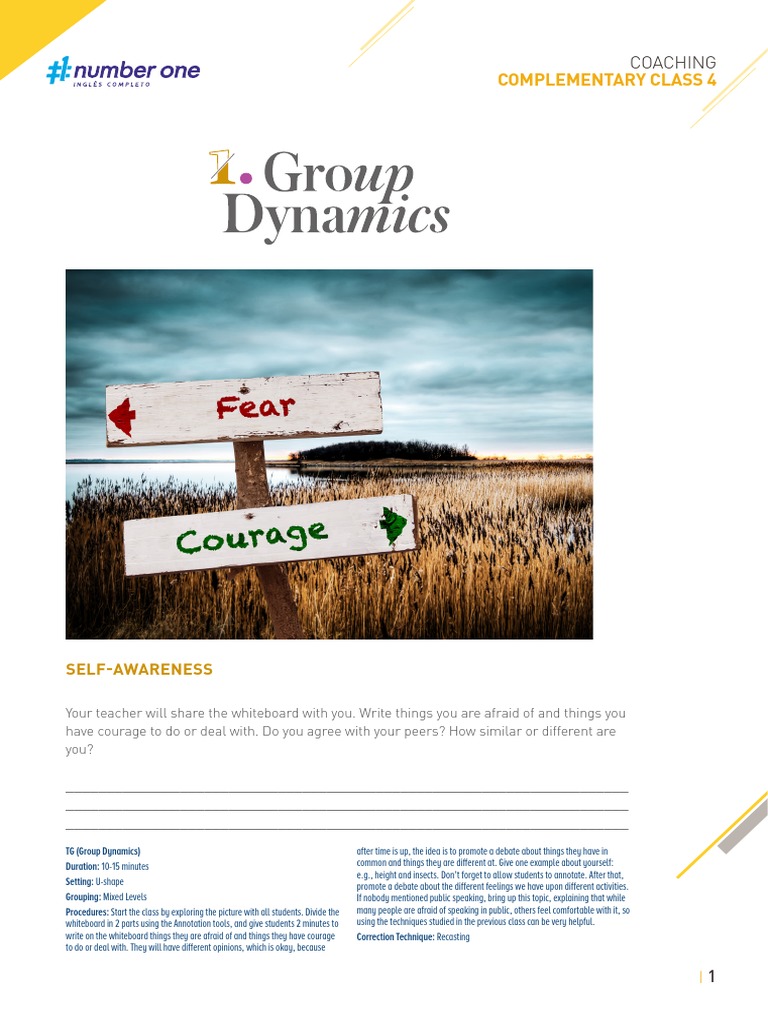 Promoting Self-Awareness and Knowledge Sharing Through Group Activities ...