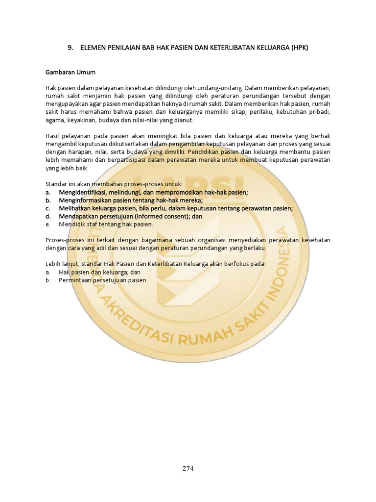 HPK - Instrumen Akreditasi Starkes - LARSI | PDF