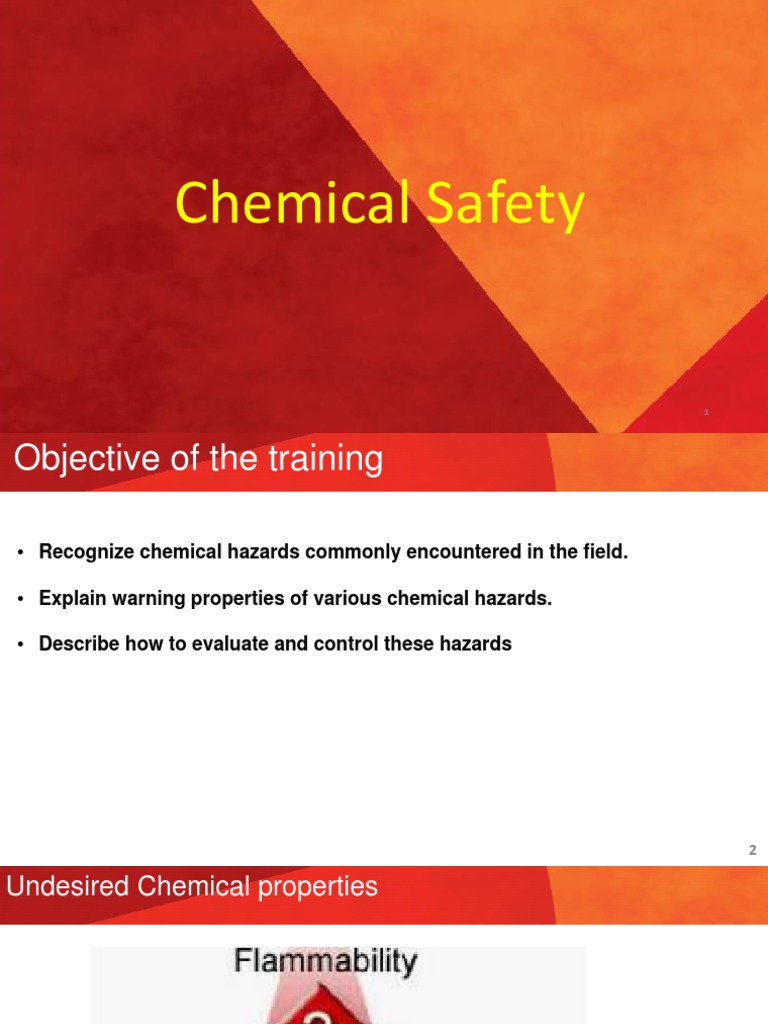 Chemical Safety Presentation | PDF | Personal Protective Equipment ...