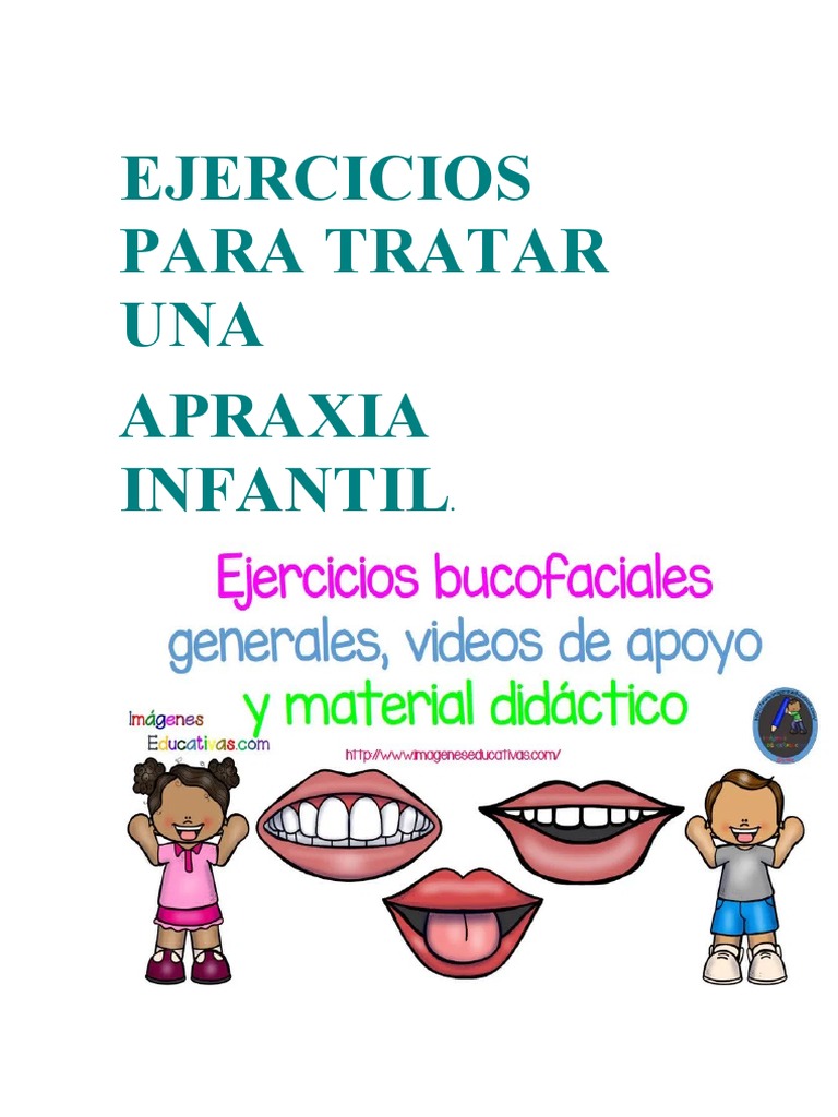 Ejercicios para Apraxia Infantil | PDF | Boca