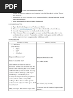 Detailed Lesson Plan in Basketball Grade 8 MAPEH. | PDF | Leisure ...