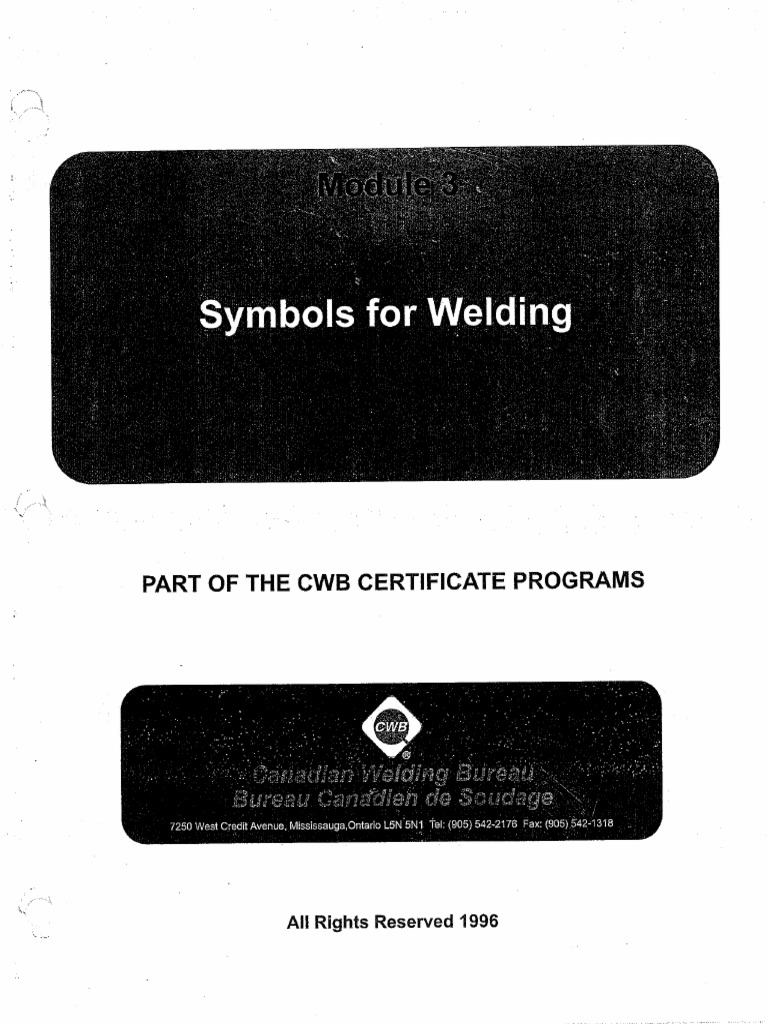 Module 03 - Symbols For Welding | PDF