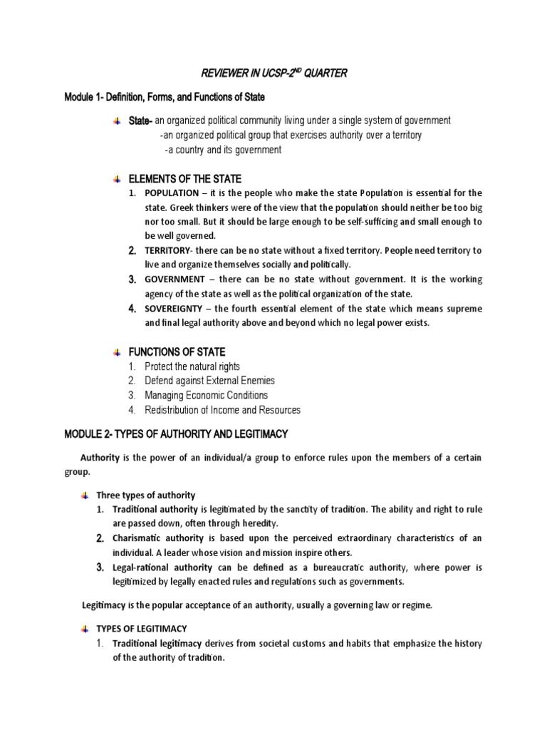 Pointers in Ucsp 2nd Quarter | PDF | Social Mobility | Social Inequality