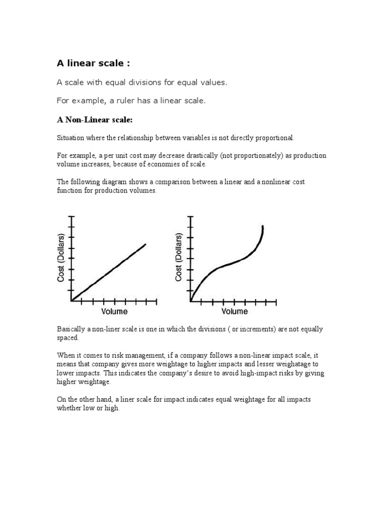 NonLinear Scale | PDF | Internal Rate Of Return | Net Present Value
