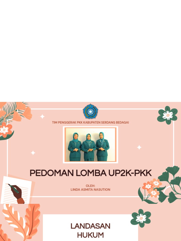 Pedoman Lomba Up2k PKK - Linda Asmita | PDF