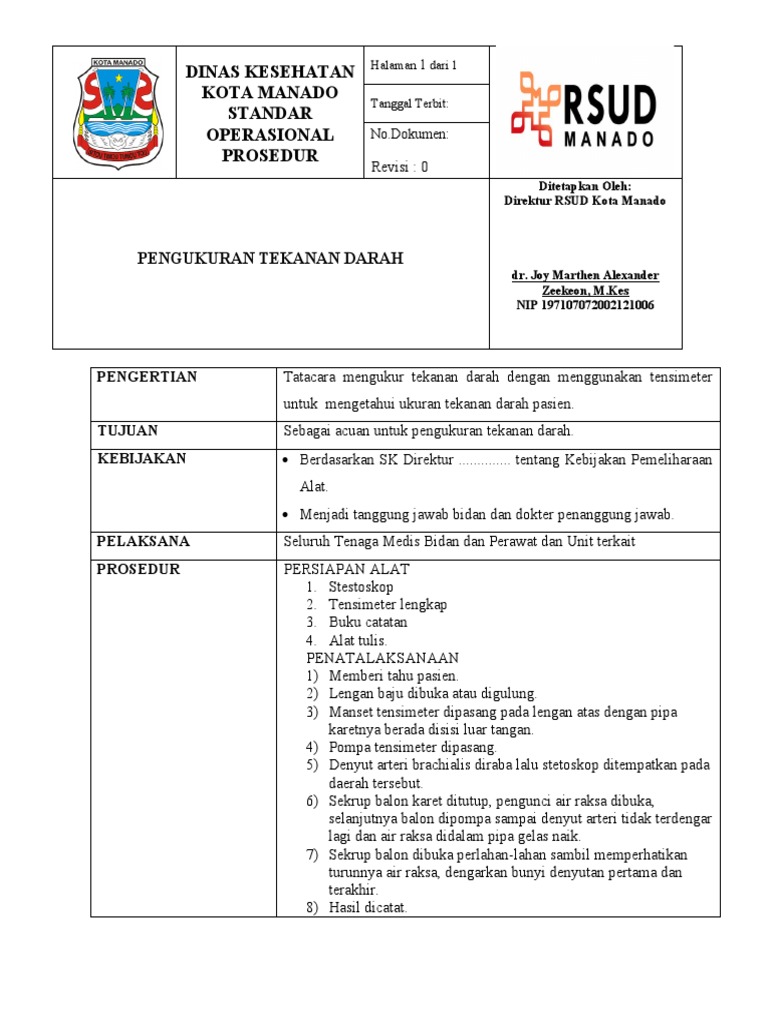 Pengukuran Tekanan Darah | PDF