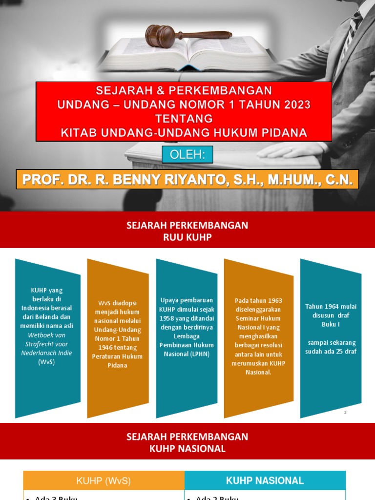 Prof Benny - Sejarah & Pembaruan - Ruukuhp - Prof Benny 090123 | PDF