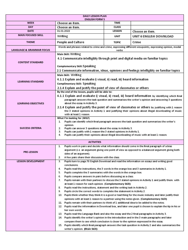 Unit 6 Writing | Download Free PDF | Question | Essays