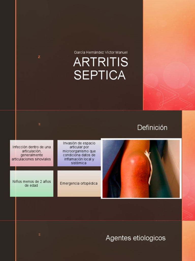 Artritis Septica | PDF | Articulación | Medicina CLINICA